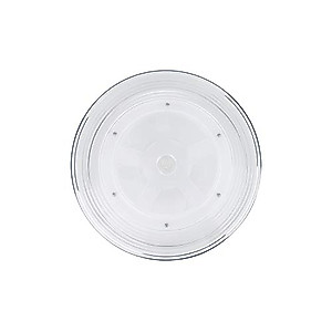 Bamlab 12" Lazy Susan Turntable Organizer, Deep Clear Lazy Susan Storage for Pantry, Cabinet, Kitchen, Spice