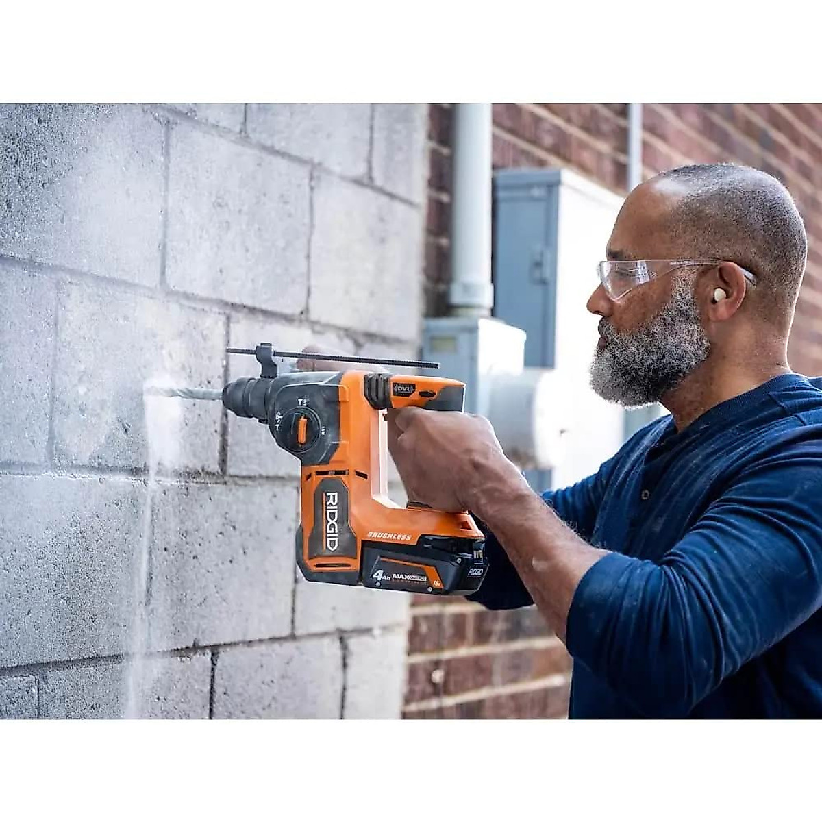 18V Brushless Cordless 1 in. SDS-Plus Rotary Hammer (Tool Only)