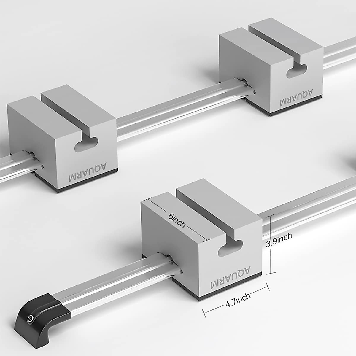 AQUARM Universal Canoe Carrier Kit Canoe Foam Block for Roof Soft Standard Replacement Car Top Roof Racks Pads with Tie-Downs, 6 inch