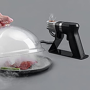 NEXT-SHINE Smoke Infuser Gun Starter Kit, Handheld Cocktail Smoker with 12 Inch Cloche, Accessories and Wood Chips, Cold Smoky Flavors for Food Drinks