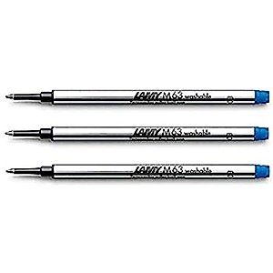 Lamy 3 x M63 Rollerball Refill Blue (DB18560)
