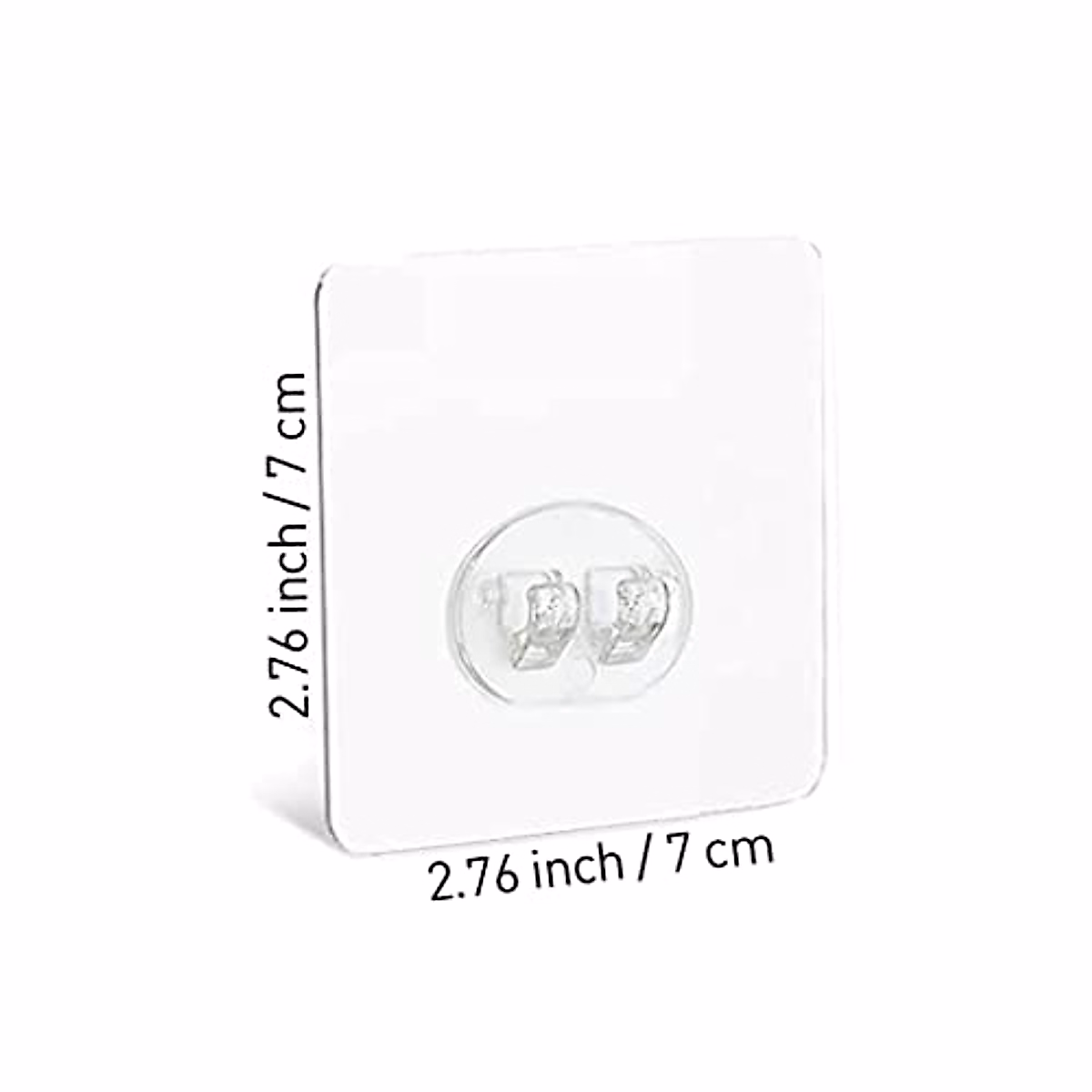 TEKNOTEL 4PCS Shower Caddy Adhesive Sticker Replacement Hook for Corner Shower Caddy Bathroom Rack Shelf Soap Dish Basket Wall Hanging Hook with Strong Sticky, No Drilling Bath Kitchen Organizer