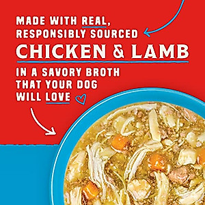 Stella & Chewy's Wild Red Wet Dog Food Variety Pack Stews High Protein Recipes, 10 Ounce (Pack of 3)