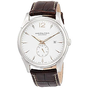 Hamilton Men's H38655515 Jazzmaster Slim White Dial Watch