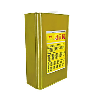 FixtureDisplays® EPDM/Chloroprene Bonding Adhesive Contact Rubber Cement 5 pounds in 3L Tin Can Can is 2/3 Full Rubber Bonding Glue Chipboard Glue 11808-NF