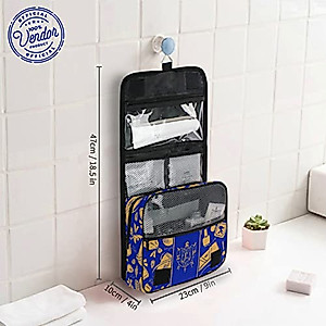 BBGreek Sigma Gamma Rho Official Vendor - Travel Toiletry Hanging Bag Organizer - Greek Letters - SGRho - Sorority Paraphernalia