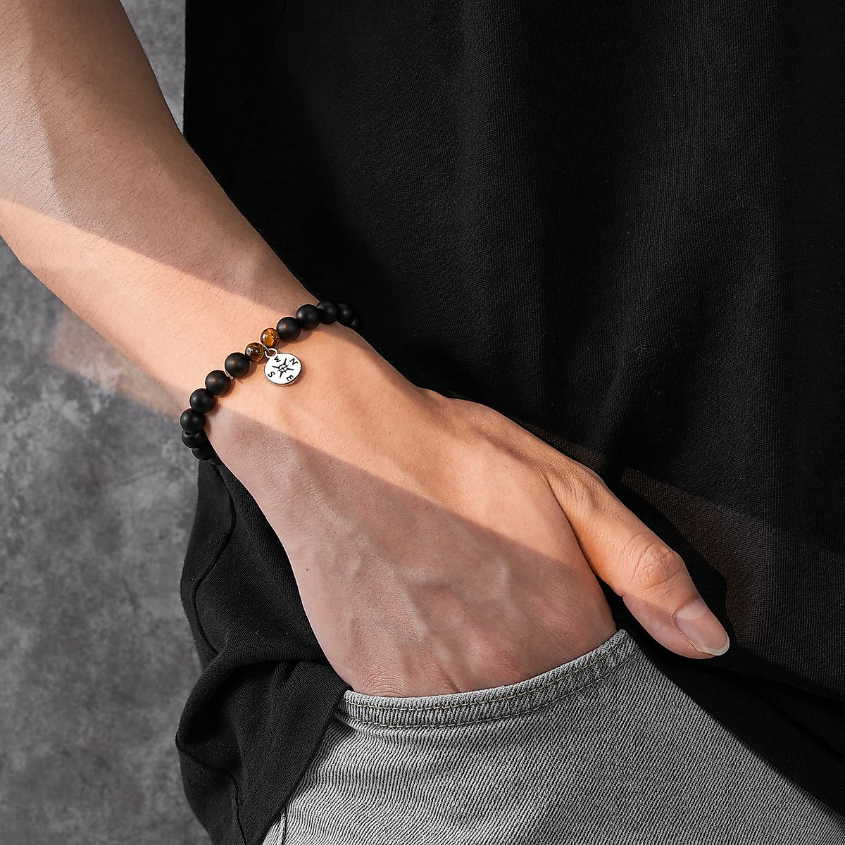 KINGSIN Nephew Bracelet Gifts from Auntie Aunt Uncle Nephew Ever Adult Birthday Christmas Graduation valentines day Anniversary Father's Day Nephew Gift