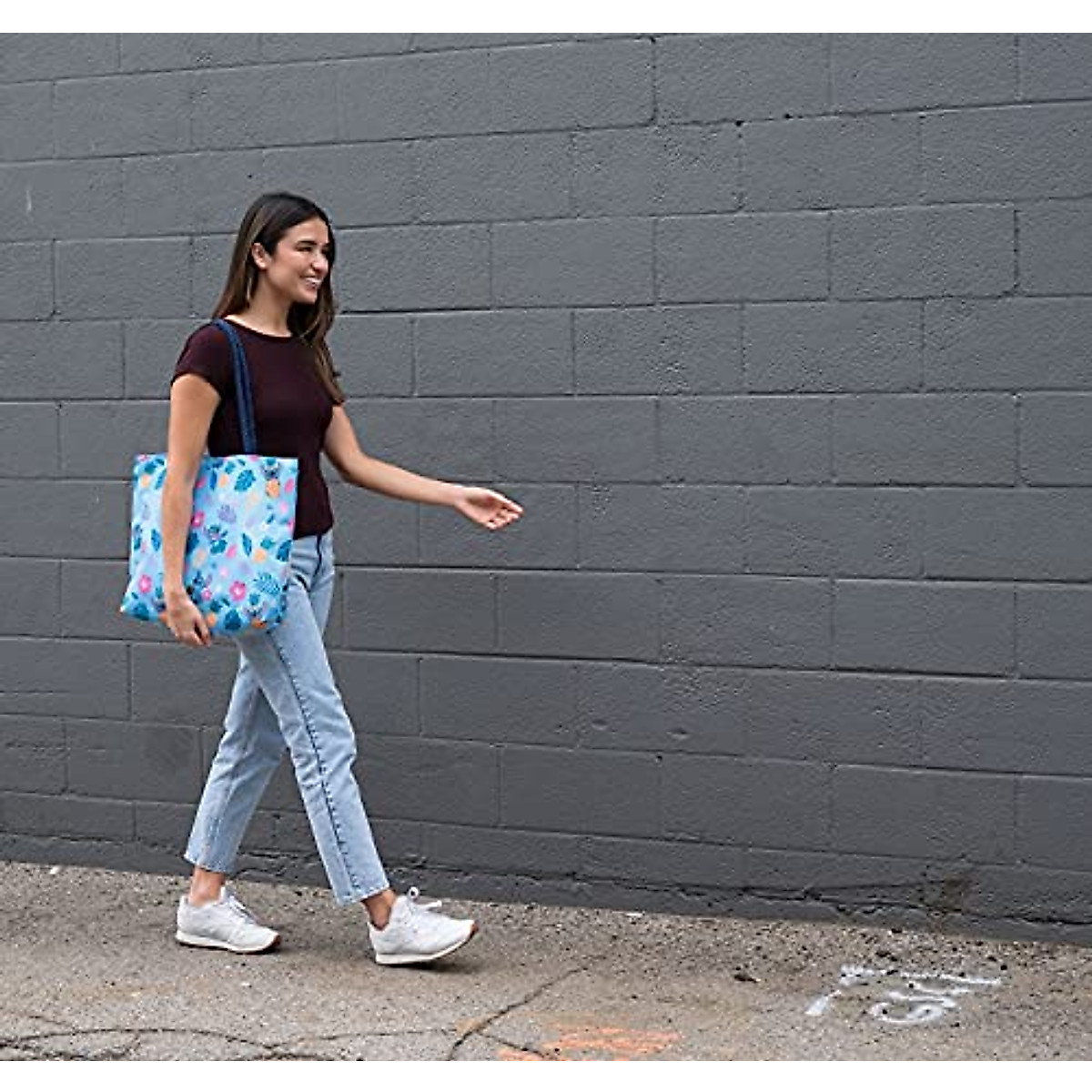 Disney Tote Lilo and Stitch Hawaiian Beach Print Travel Bag