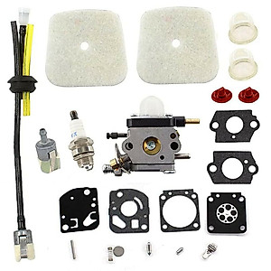 GAJUST Carburetor Kit Replacement Accessories for 2-Stroke Mantis 7222 7225 7230 7234 7240 Tiller Cultivator Echo TC-210 TC-210i ZAMA