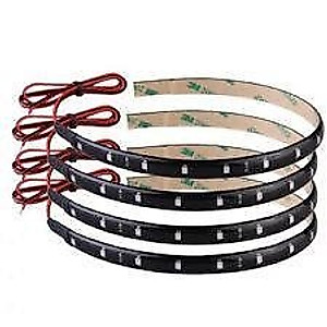 Boat LED Navigation Lights Kit STERN & BOW Red & Green & White Waterproof LED Strips for Bass, Pontoon, Kayaks, Sun Tracker, Ranger, Triton, boats