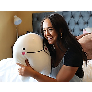Snuggaboos Spooky The Ghost - Extra Large 16 Inch Plush Pal, Ultra-Soft & Cuddly Ghost Pillow: Perfect Halloween Plushie Gift for Kids, Adults and Baby - Collectible Squish Pillow Stuffed Animal