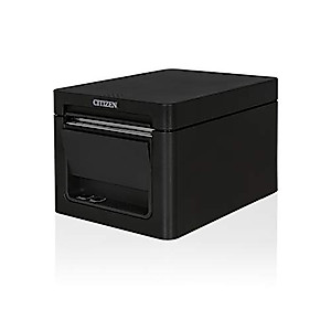 Citizen Thermal Receipt Printer - Black USB and Serial Interface with Auto-Cutter, Prints 250 mm/s