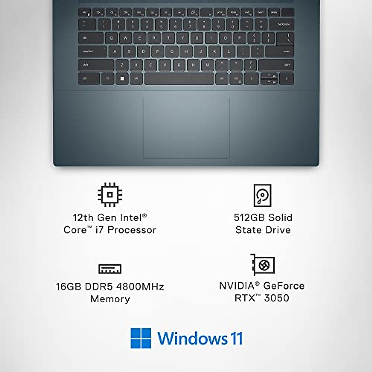 Inspiron 16 Plus 7620 Laptop - 16.0-inch 16:10 3K (3072x1920) Display, Core i7-12700H, 16GB DDR5 RAM, 512GB SSD, NVIDIA RTX 3050 Graphics, Dolby Atomos and Waves MaxxAudio Pro, Win 11 Pro