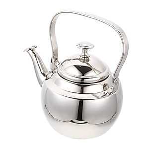 Stainless Steel Kettle Coffee Machine Espresso Machines for Kettle Heating Teakettle for Gas Stove Teakettle for Induction Cooker Tea Kettle with Infuser Boiled Teapot Mikinona