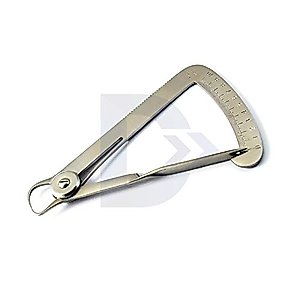 Iwanson Dental Gauge Crown Measuring Spring Wax Caliper Vernier 0-10mm Diamonds Jewelry Stones Measure Tools