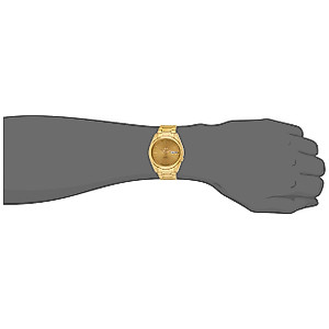 SEIKO Men's 5 Automatic Gold-Tone Steel and Dial