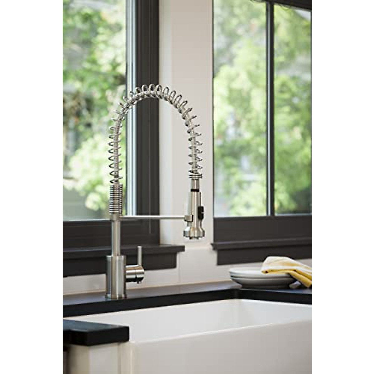 Gerber Plumbing Parma Pre-Rinse Kitchen Faucet with Spring Spout