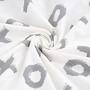 BORITAR Changing Pad Covers Soft Stretchy Jersey Knit 2 Pack, Semi-Waterproof Chang Table Covers for Boys with Grey Arrow and Circle Printed