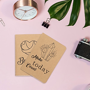 Mr. Pen- Kraft Notebooks, A6 Sized, 4.25 x 5.9, 6 pcs, Mini Notebooks, Small Journal Notebook, Lined Pocket Notebook, Mini Notebook, Cute Mini Notebook, Kraft Paper Notebook, a6 Notebook