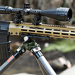 SUNWAYFOTO 5.51 inch M-Lok Arca Rail Mount Adapter Accessories for Arca-Swiss/RRS Tripod Head Aluminum SMP-140