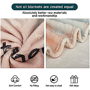 BOOPBEEP Healing Throw Blanket with Inspirational Thoughts and Prayers- Religious Soft Throw Blanket Inspirational Blankets and Throws 40x50 Inch Throw Blankets Perfect Caring Gift for Women Men