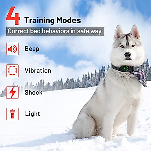 Dog Training Collar with Remote 3300ft Range Waterproof Rechargeable Electric Collar for Small Medium Large Dogs