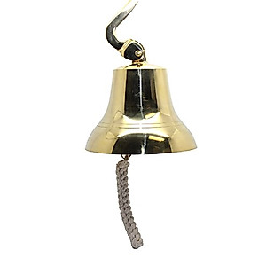Govinda - 6" Brass Ship Bell - Nautical Bells