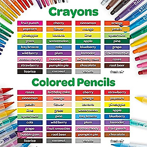 Crayola Silly Scents Twistables, Scented Crayons & Colored Pencils, School Supplies, 72 Count [Amazon Exclusive]