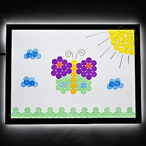 edxeducation Transparent Counters - Set of 500 - Bulk Colored Counters for Kids Math - 6 Colors - 3/4 in - Counting, Sorting, Light Panels, Bingo