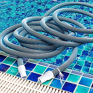 1-1/2 Inch Pool Vacuum Hose Cuff Swimming Pool Replacement Cuff Vacuum Hose Threaded Cuff Pool Cleaning Tools Accessories for Spiral Wound Vacuum Hose Repair Hose Ends Connect Vacuum Head (4 Pieces)