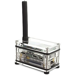 C4Labs JRZ-1SB case Compatible with Raspberry Pi Zero/Zero W & JumboSPOT MMDVM & Waveshare UPS Hat (Black Ice)