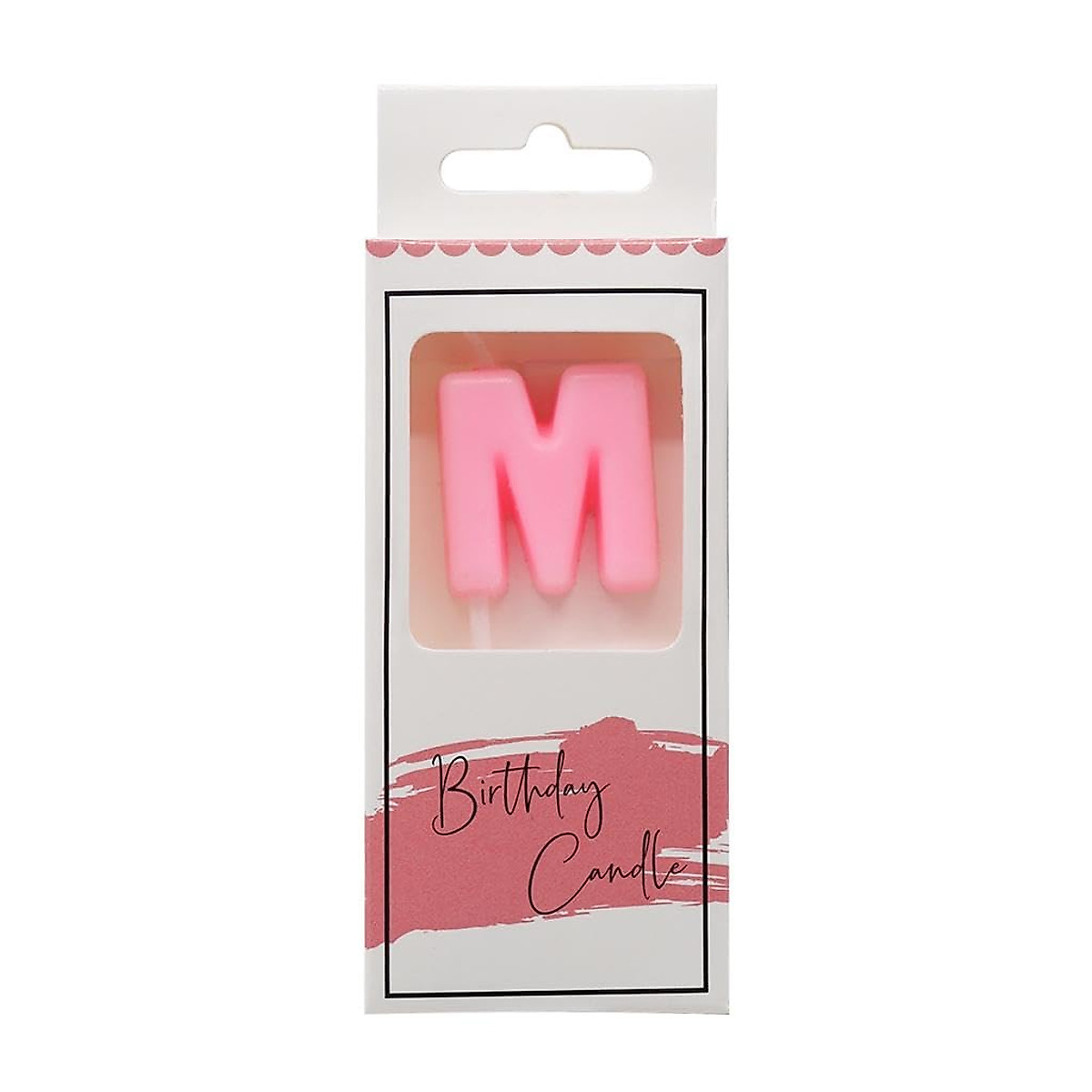 Birthday Candle Letters, Birthday Candles, M Letter Candle, Alphabet Candles, Letters Decor, Personalise Your Cake with Your Name, Name Candles for Name Birthday Cakes, Candle Letter Alphabet A-Z (M)