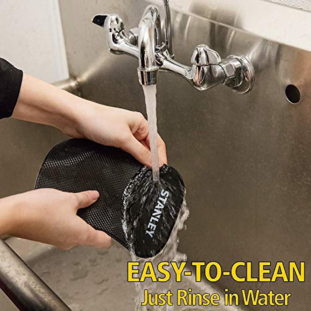 STANLEY S4006 4.5" x 6.5" Extra-Strong Anti-Slip Grip Dashboard Gel Pad for Cell-Phone, Tablet, GPS, Keys or Sunglasses