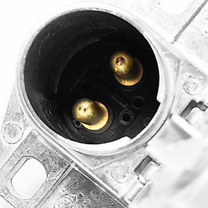 Pro Trucking Products 2 Way Wiring Connector Plug with Spring Guard, 200 Amp Capacity, 4 Gauge Cable and 2 Way Wiring Connector Socket, 200 Amp Capacity, 4 Gauge Cable