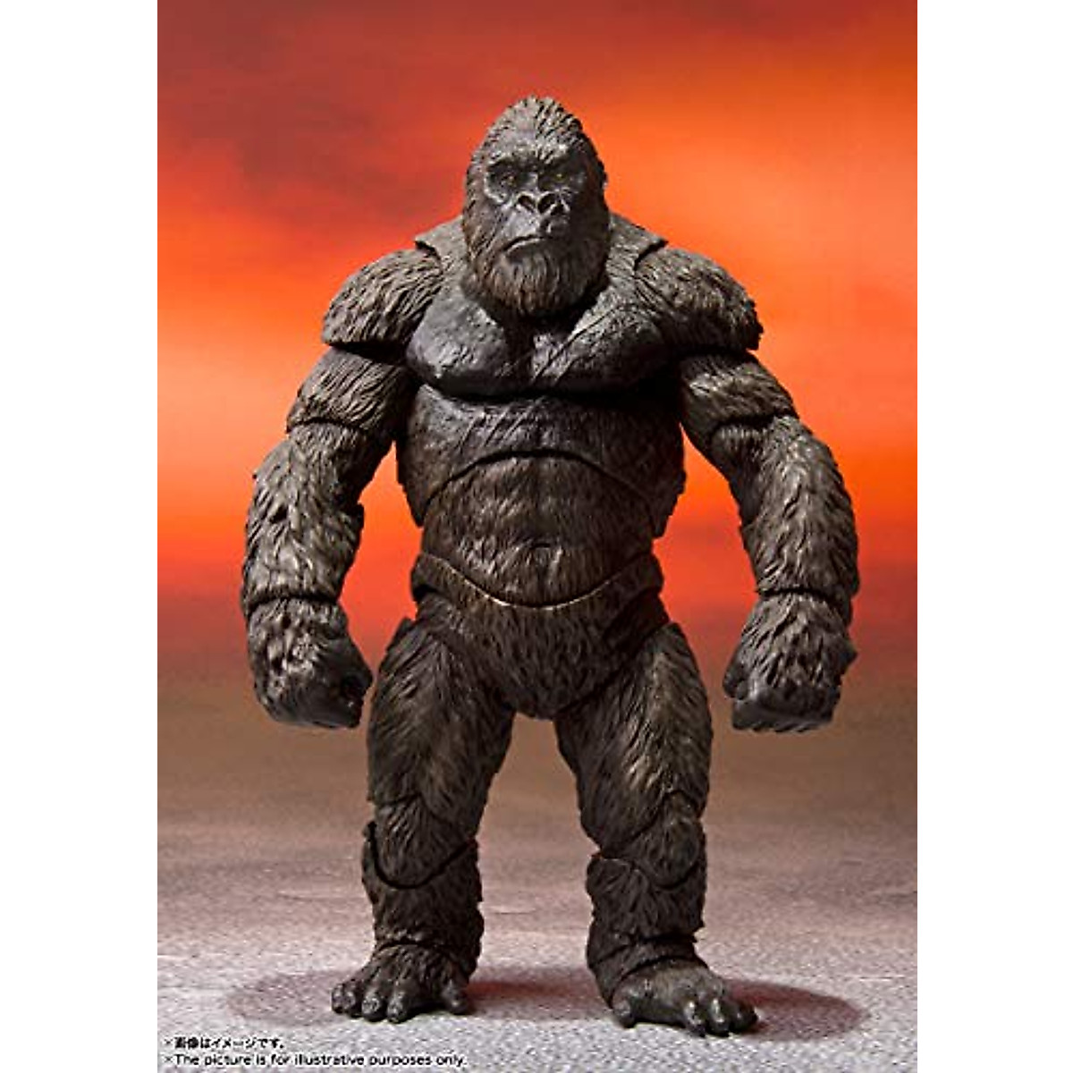 TAMASHII NATIONS - Godzilla VS. Kong - Kong from Movie Godzilla VS. Kong (2021), Bandai Spirits S.H.MonsterArts Action Figure