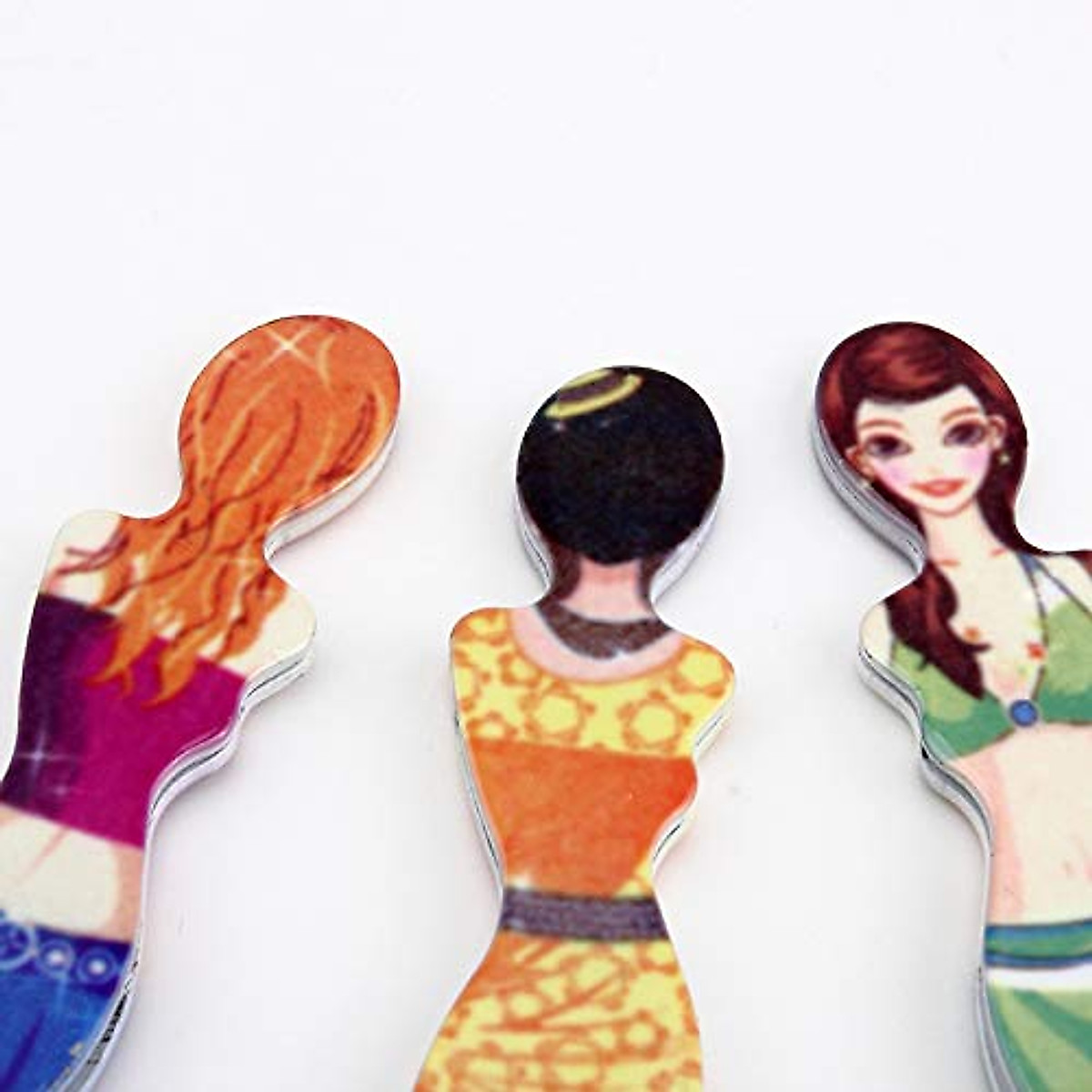 6Pcs Professional Girl Eyebrow Tweezer Stainless Steel Slanted Eyebrow Tweezers Eyebrows Hair Remover Tools Cosmetics Beauty (random color)…