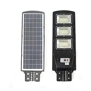G-PLUS 90W Solar Street Lights Outdoor,Commercial IP67 PIR Sensor Lamp,Dusk to Dawn Solar Security LED Flood Light for Square,Yard, Garden,Street
