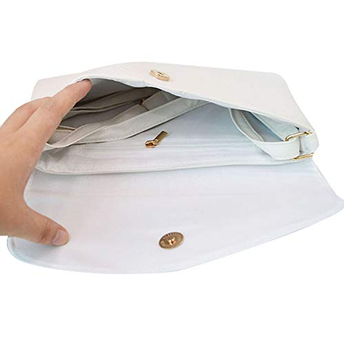 Women Small Faux Leather Cross-body Shoulder Bag Handbag Clutch