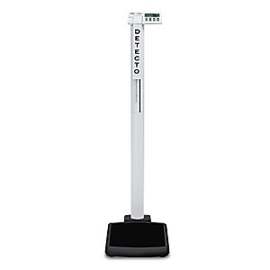 Detecto, Solo Digital Physicians Scale, Mechanical Height Rod, 550 lb x 0.2 lb / 250 kg x 0.1 kg