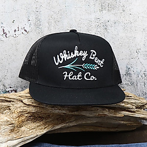 WHISKEY BENT HAT CO. Troubador Adjustable Hat (Black)