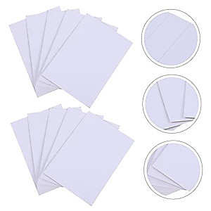 SEWACC 60 Pcs Photo Frame Paper mat Board Center Backer Boards for Picture Frame Art Picture mat Picture Frames mats Photo Frame mat White Picture Frames Cut Frame Liner Paper jam Square