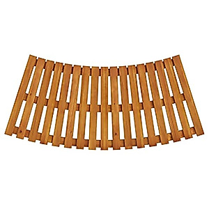 loibinfen 2 pcs Spa Steps Solid Wood Acacia, Wooden Spa Steps, Hot Tub Step, Spa Pool Step for Outdoor Use