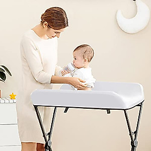 Satin Changing Pad Cover, Changing Table Cover 2 Pack Diaper Changing Pad Cover Great for Baby Hair, Soft Silk Feeling Cradle Sheet Changing Table Sheets 17" x 32", White