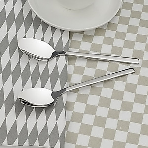 Doryh Stainless Steel Dessert Spoons Set, 12-Piece, 6.69 Inches