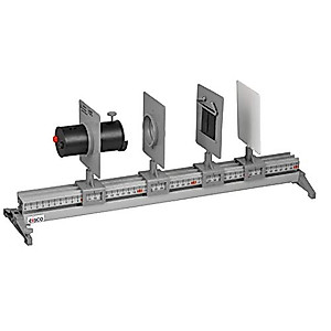 Eisco Labs Complete Optical Bench and Attachment Set, with 20 Lab Activities
