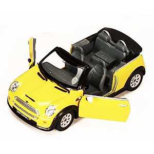 KiNSMART Mini Cooper S Convertible, Set of 4 5089D - 1/28 Scale Diecast Model Toy Cars