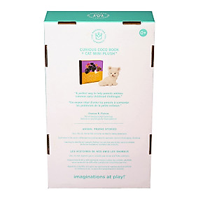 Manhattan Toy Mini Cat Stuffed Gift Set with Board Book and Stuffed Animal Cat