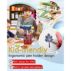 Oythiem Ball Point Glue Pen - Applying Glue Like Writing, Kids-Friendly Precise Apply and Easy Control, Quick Dry Glue Pen for Crafting, Scrapbooking, Card Making, Kids School Craft Supplies (6-Pack)