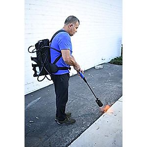 Flame King YSNBKPK Backpack for 11LB or 5lb Propane Tank, Black