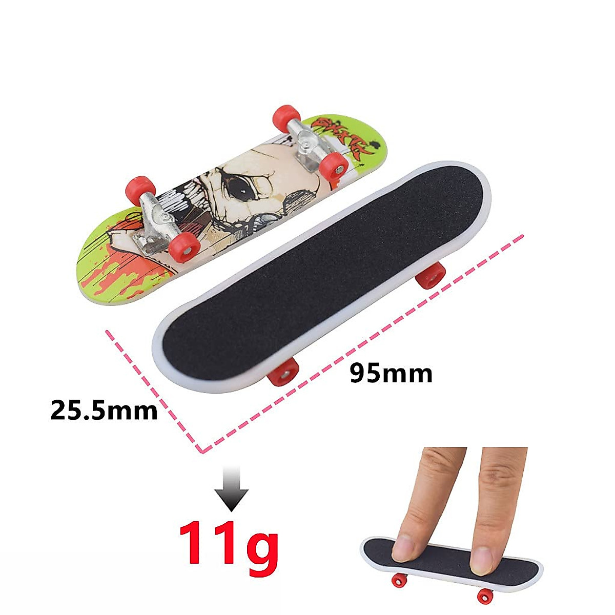 sea jump 12PCS Finger Scooter, Intellectual Toys, Creative Fingertip Alloy Finger Sports Toys, Novelty Toys and Gifts